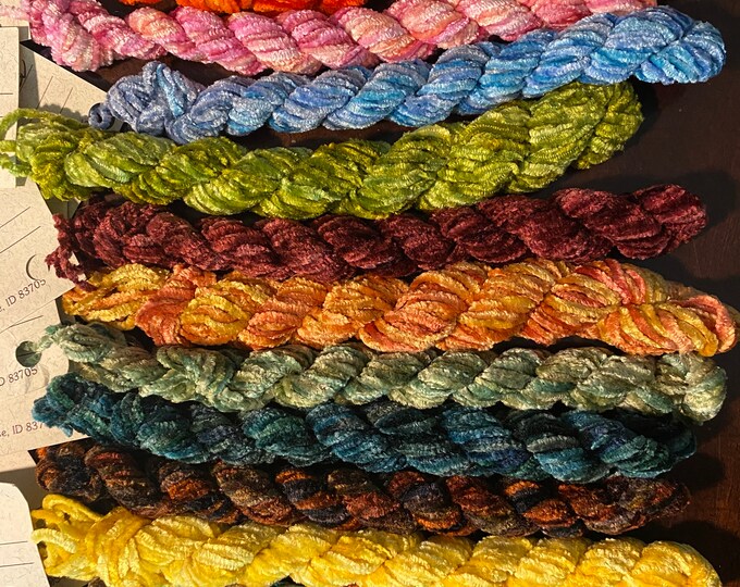 Silken Chenille Specialty Embroidery Thread Floss - Needlepoint, Cross ...