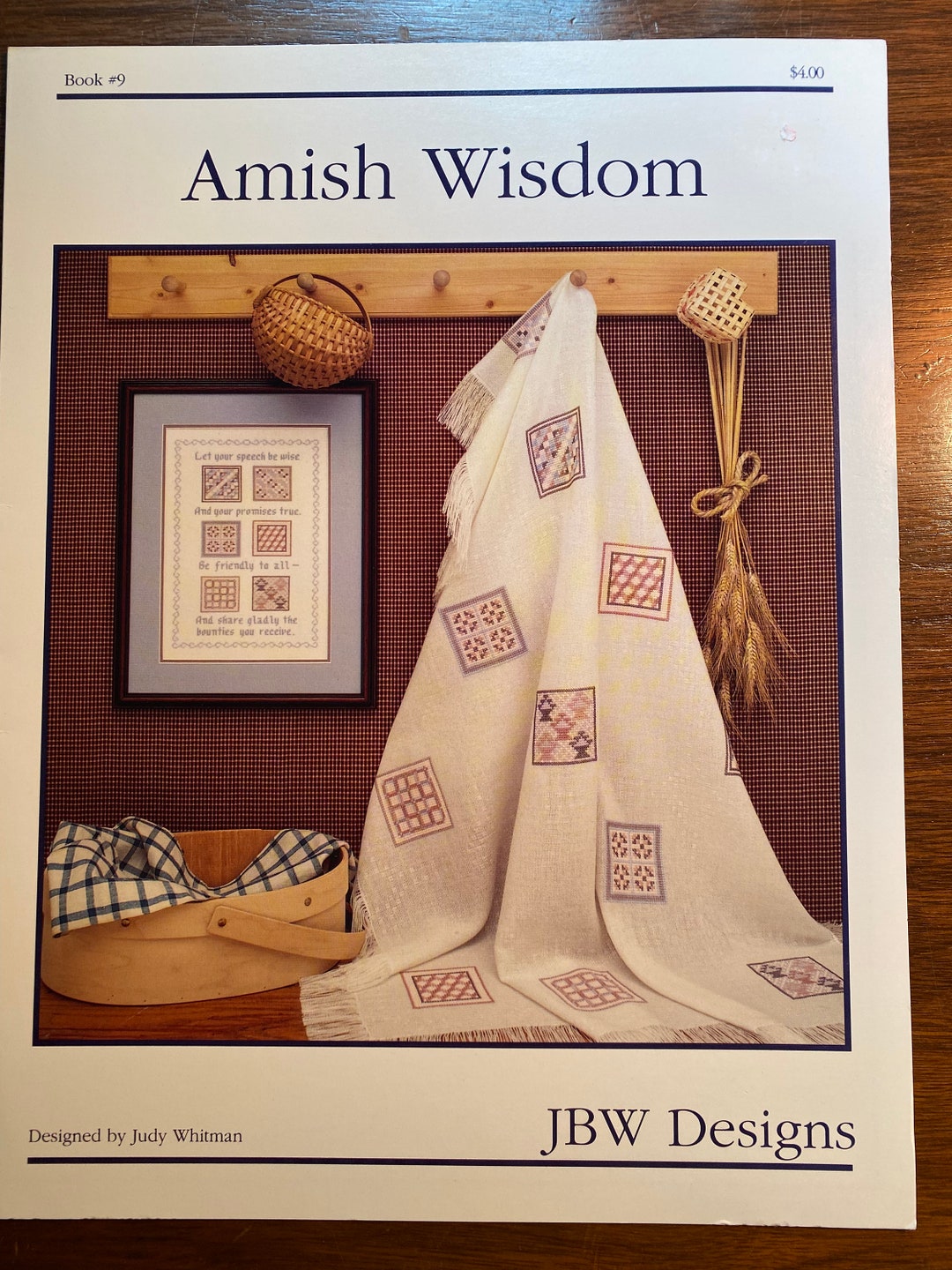 Amish Wisdom Little Quilt - Cross Stitch Chart - Judy Whitman - Bk 9 ...