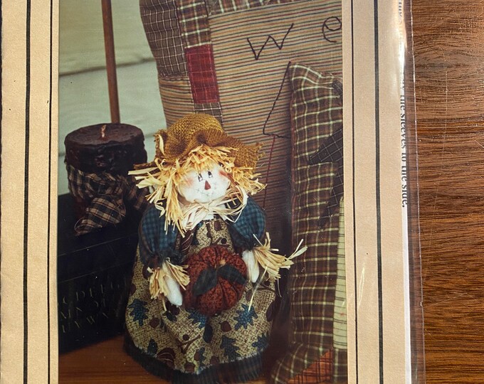 Harvest Hannah - 9 1/2" Renuzit Cover Doll Scarecrow - Pearl Louise ...