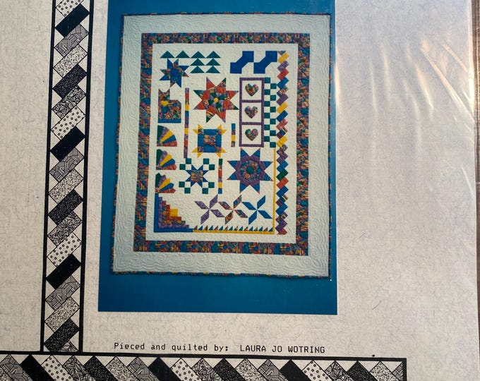 June Tailor Paris on Point Quilt as You Go Pre-printed Batting Sewing ...