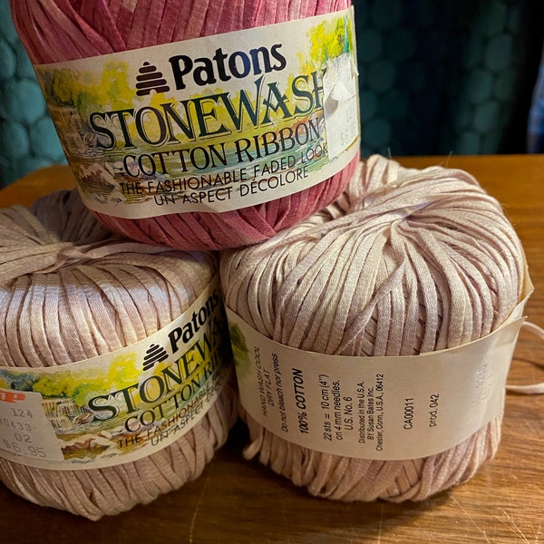 Cotton Ribbon Yarn - Etsy