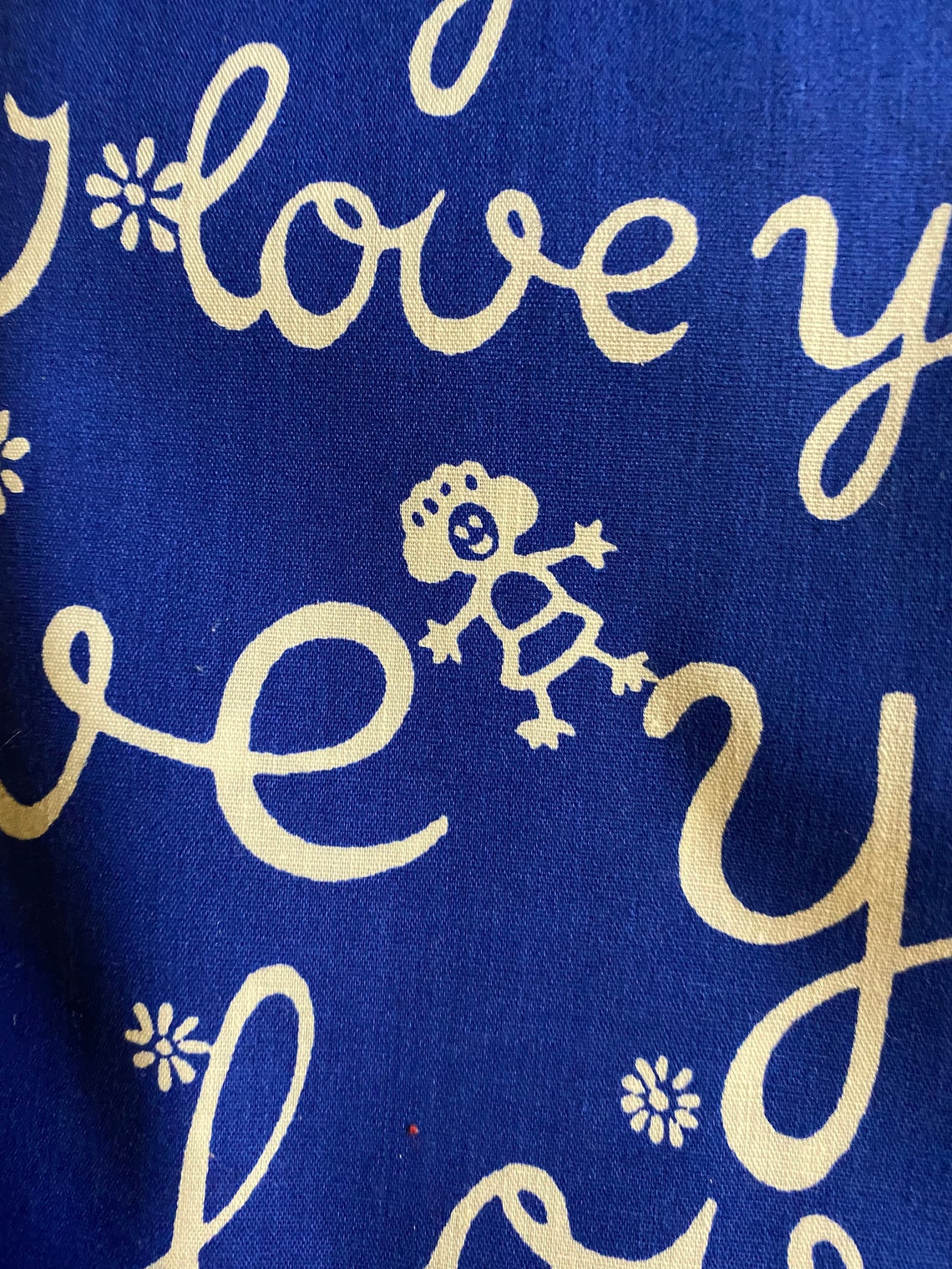 Blue Background With I Love You in White Words / Sayings - Etsy