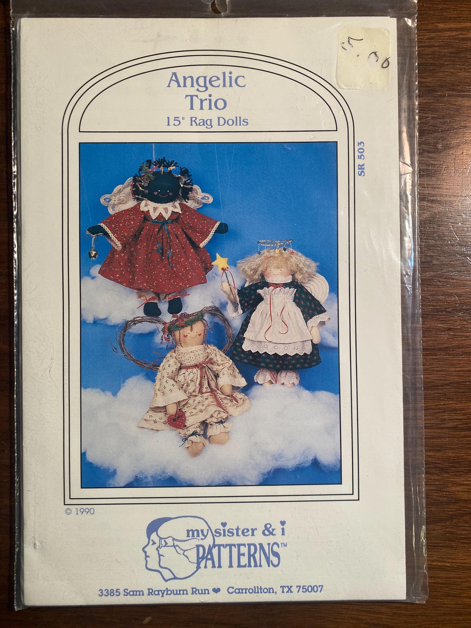 Angelic Trio Christmas Angel Doll Pattern My Sister & I Patterns 1990 ...