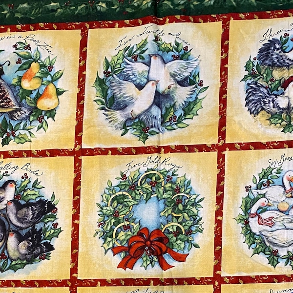 Christmas Fabric Panels - Etsy