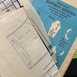 Misses / Women's Princess Dress Vintage Simplicity 8884 Pattern Size 16 ...