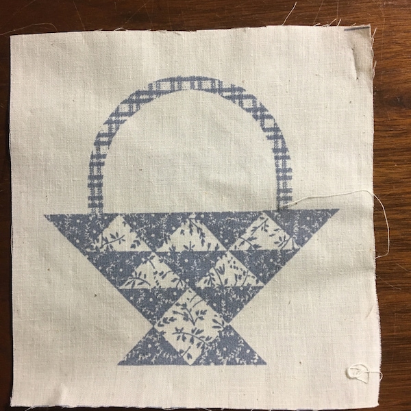 Basket Quilt Block - Etsy