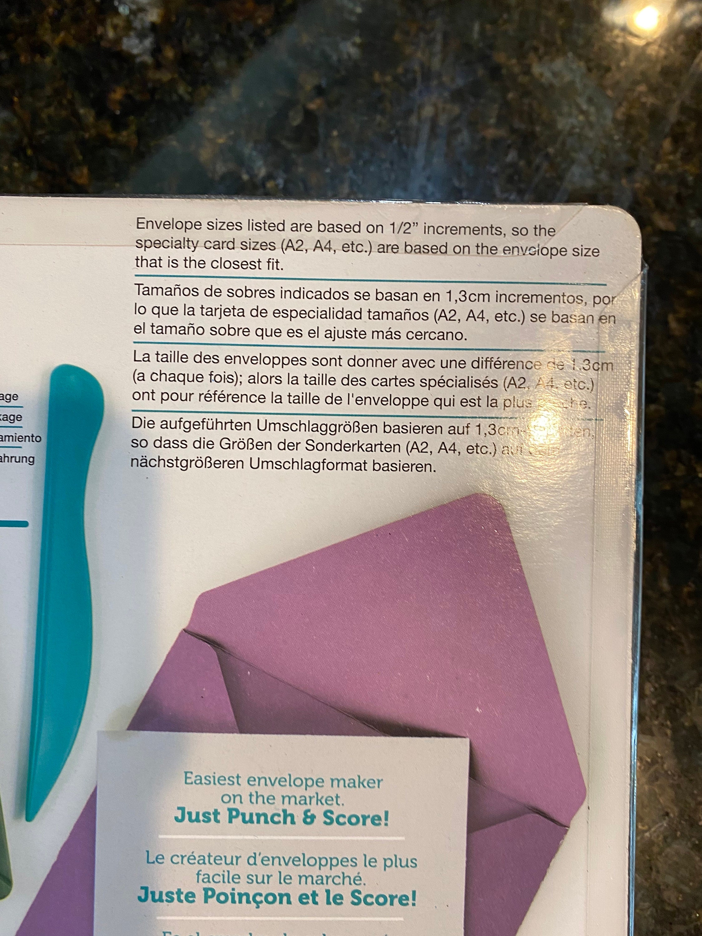 Envelope Punch Board Make Envelopes / Paper Edge / Punch | Etsy