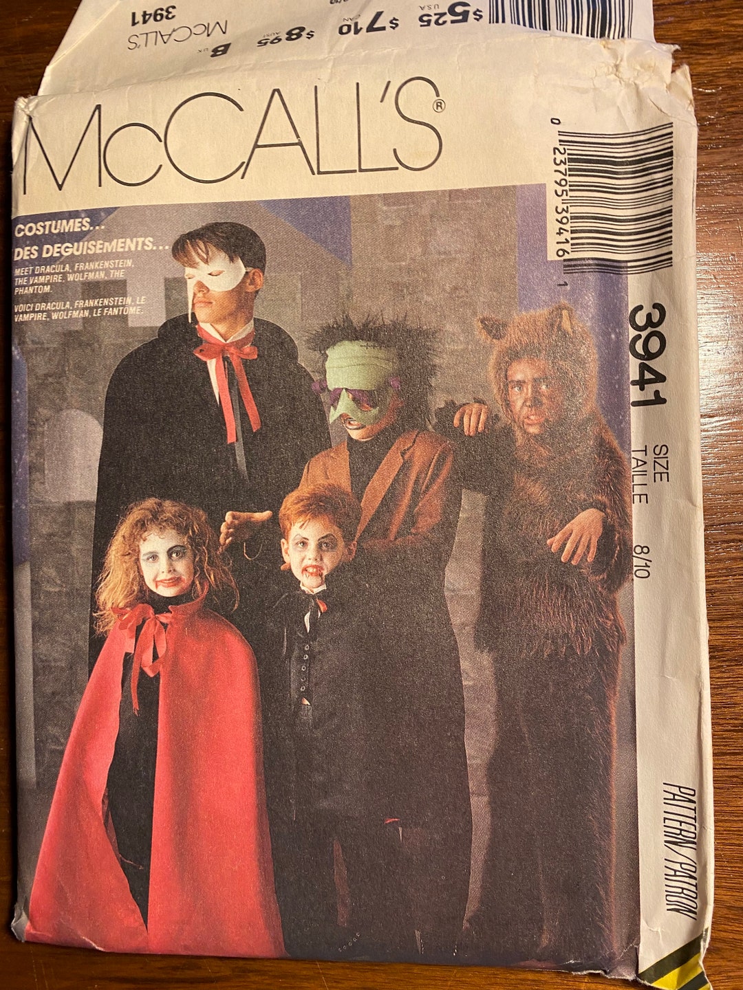 Halloween Costumes - Dracula, Phantom, Frankenstein, Vampire, Wolfman ...
