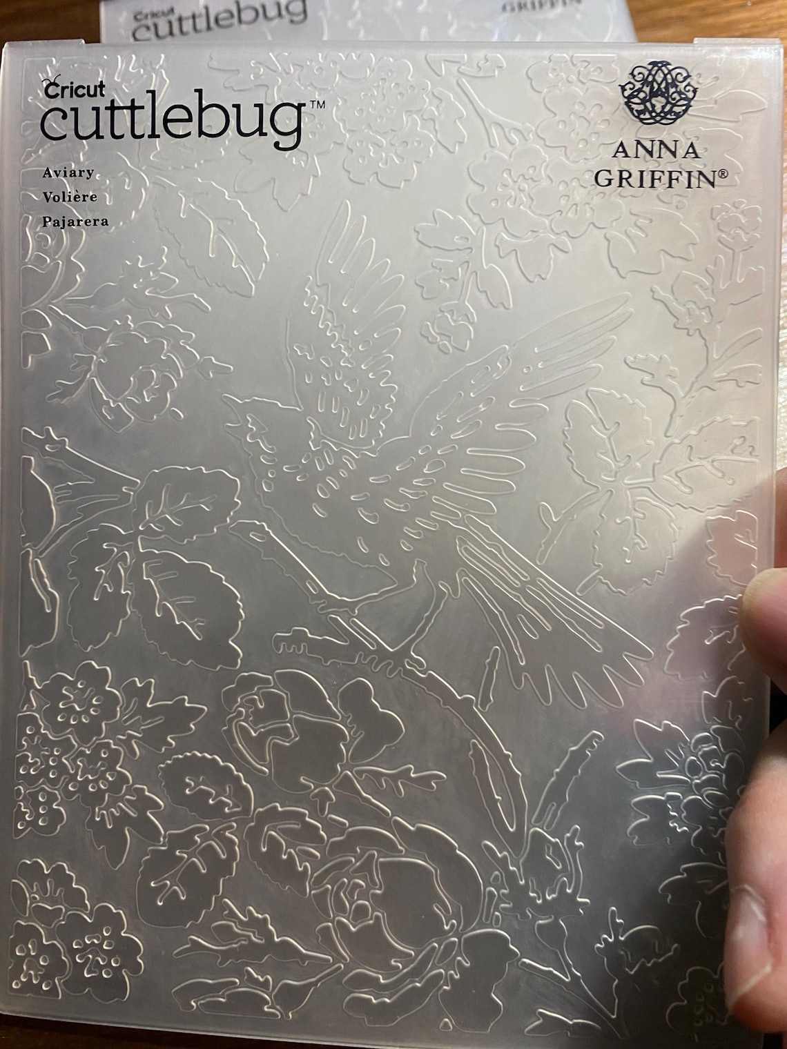 Anna Griffin Circuit Cuttlebug Embossing Folder Decorative Pick: Aviary ...