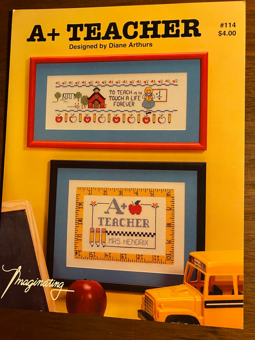 A+ Teacher - Counted Thread Cross Stitch Chart - Diane Arthurs ...