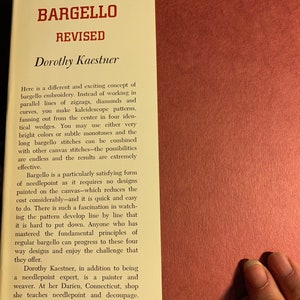 Four Way Bargello Needlepoint - Dorothy Kaestner 1974 Canvas Embroidery ...