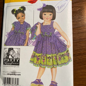 Patty Reed Designs Child's / Girl's Fancy Party Dress - Simplicity 3721 ...