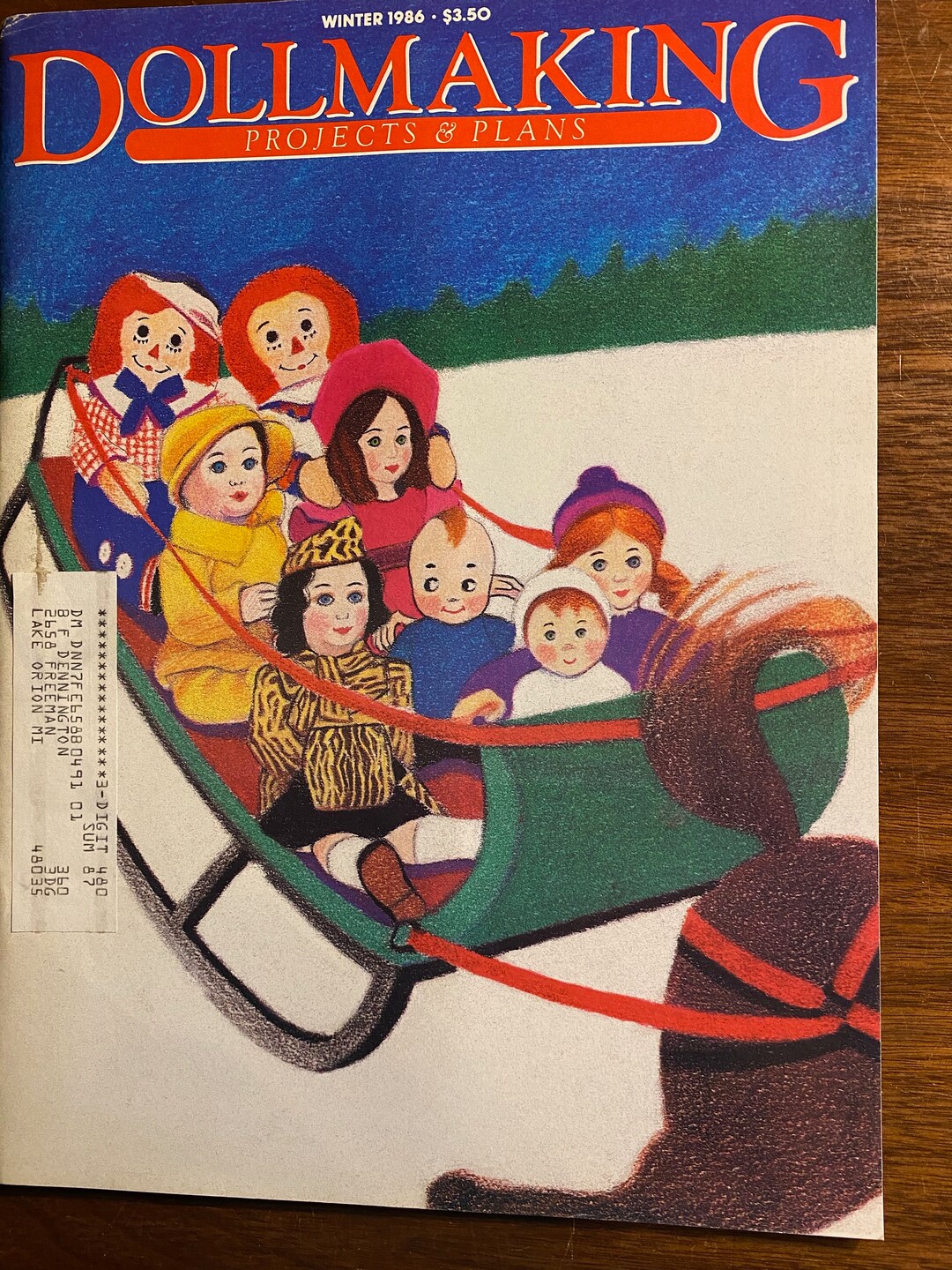 Dollmaking Magazine Projects & Plans Vol 2 No 4 Winter 1986 - Patterns ...