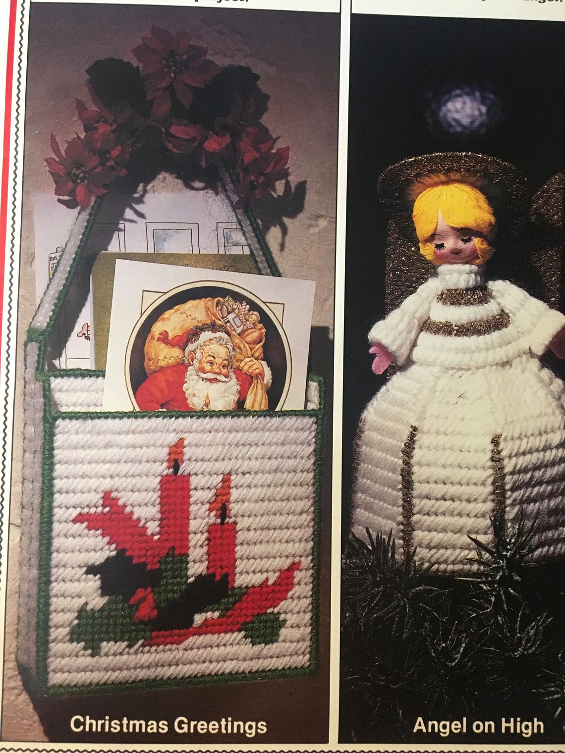 Needlepoint on Plastic Canvas the CHRISTMAS Book - 23 Needlepoint ...