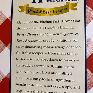 Better Homes and Gardens Quick & Easy Recipes - 100 Recipes for ...