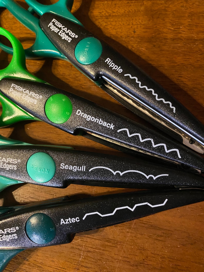 Fiskars Scissors Paper Edgers Cutting Decorative Scallop Edge Design ...
