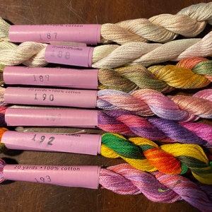 Overdyed Specialty Embroidery Thread Floss - Needlepoint, Cross Stitch ...