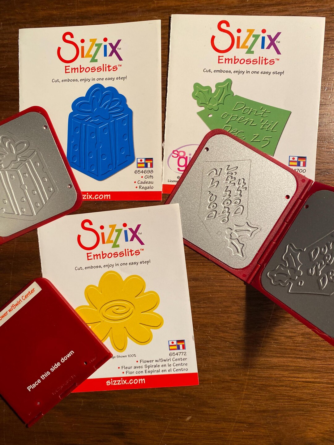 Flower Gift Tag Pick Sizzix Embosslits - for Roller Machine - Paper ...