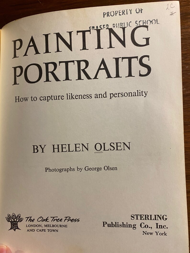 Painting Portraits - Helen Olsen - 1963, Painting Technique, Human ...