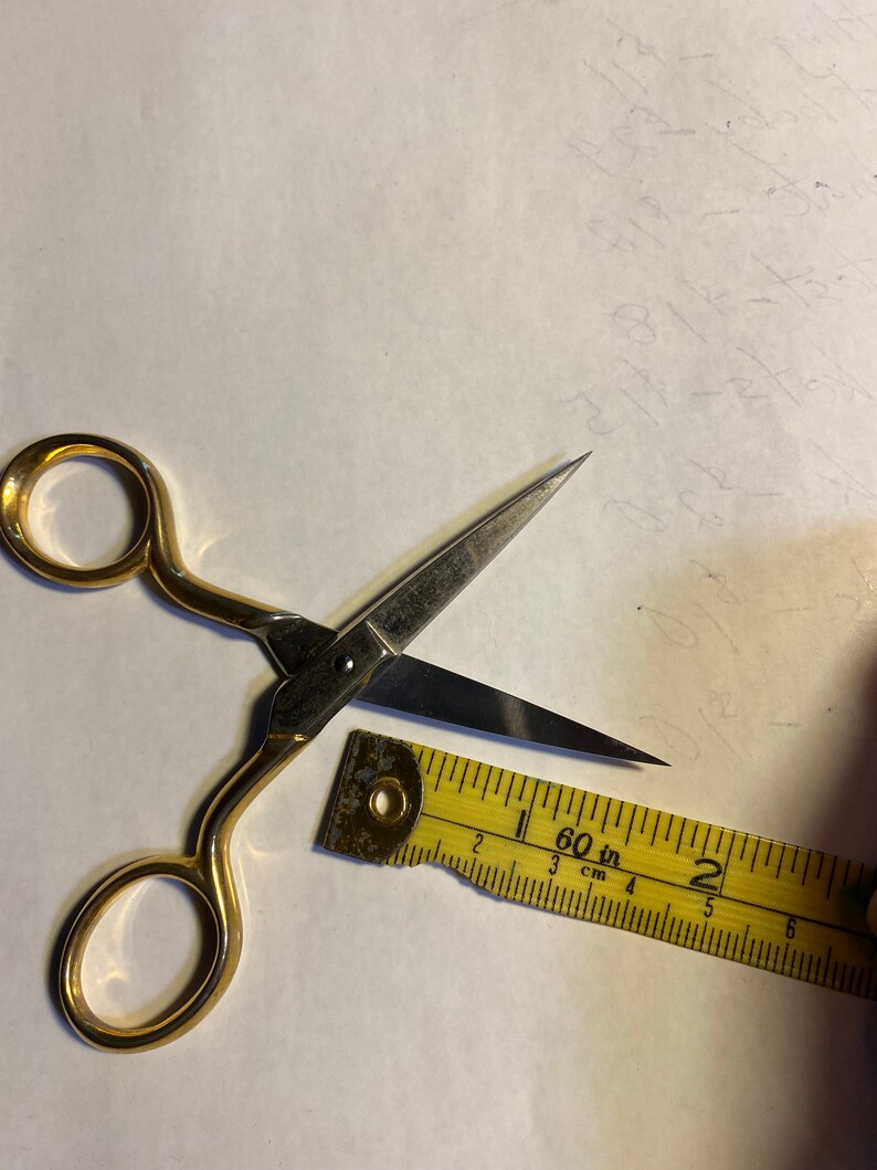 Ginger Sewing Embroidery Scissors Paper Cutting Straight Edge - 1 Pair ...