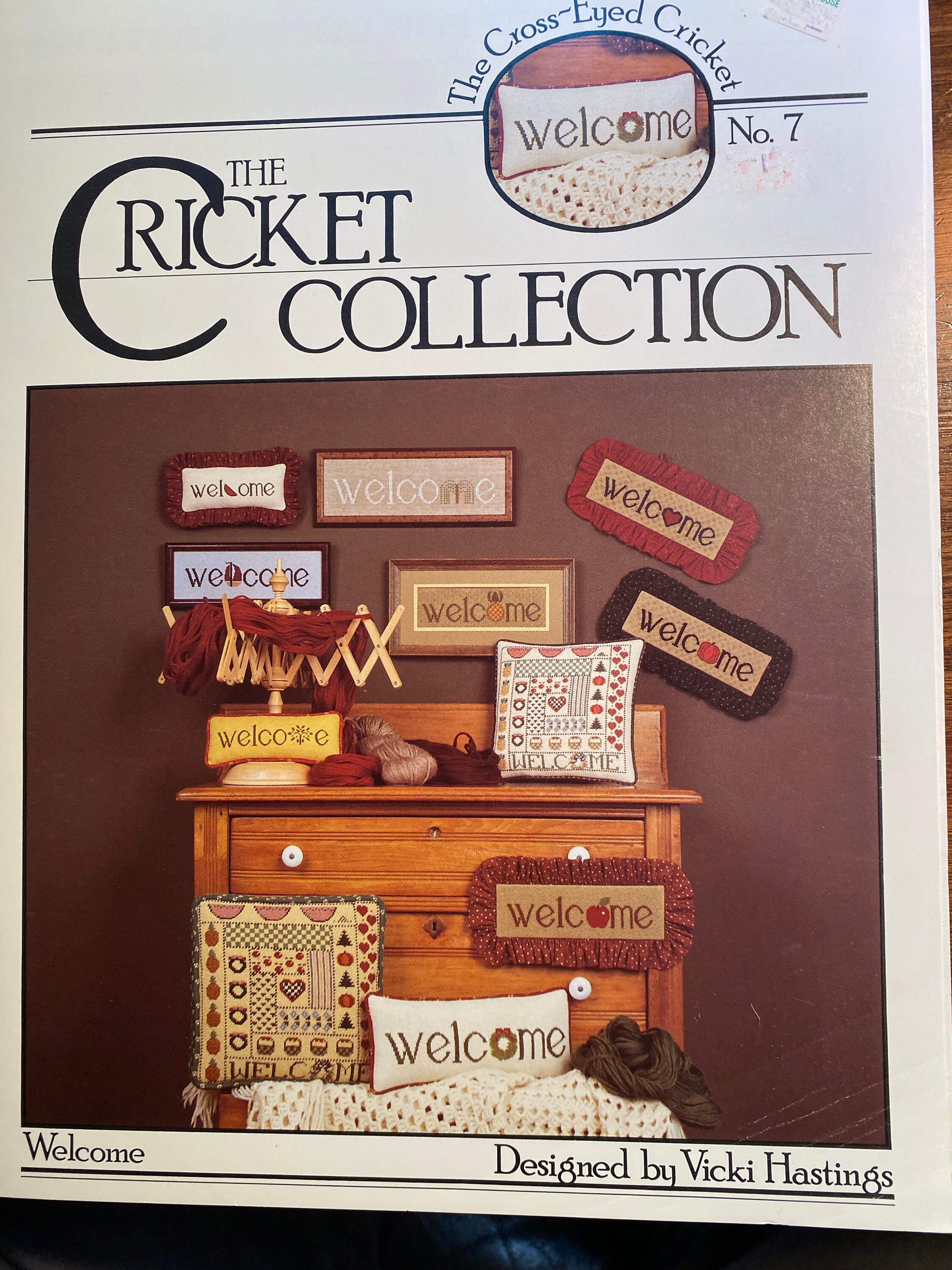 Pick Design Hearts, Welcome, or Harvest Pumpkins- Counted Thread Cross ...