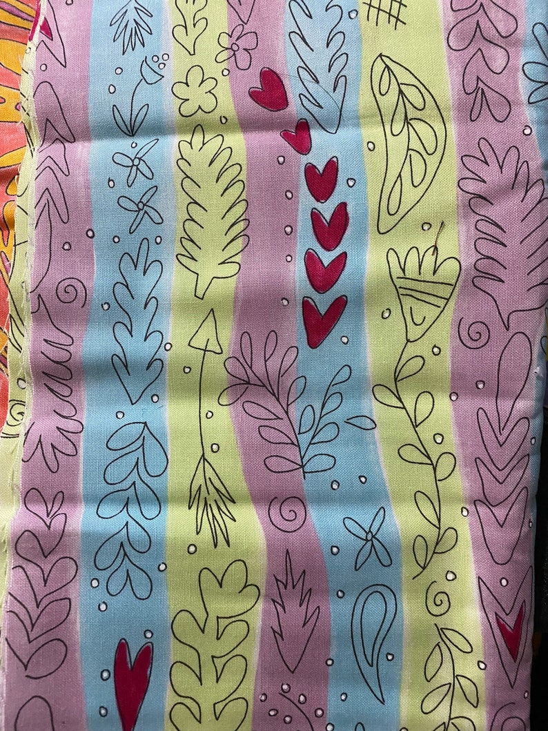Pick Coordinating Vibrant Bold Fabric Flowers / Insects Etc in Pink ...