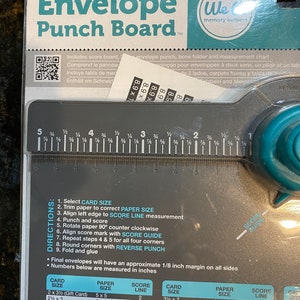 Envelope Punch Board Make Envelopes / Paper Edge / Punch | Etsy