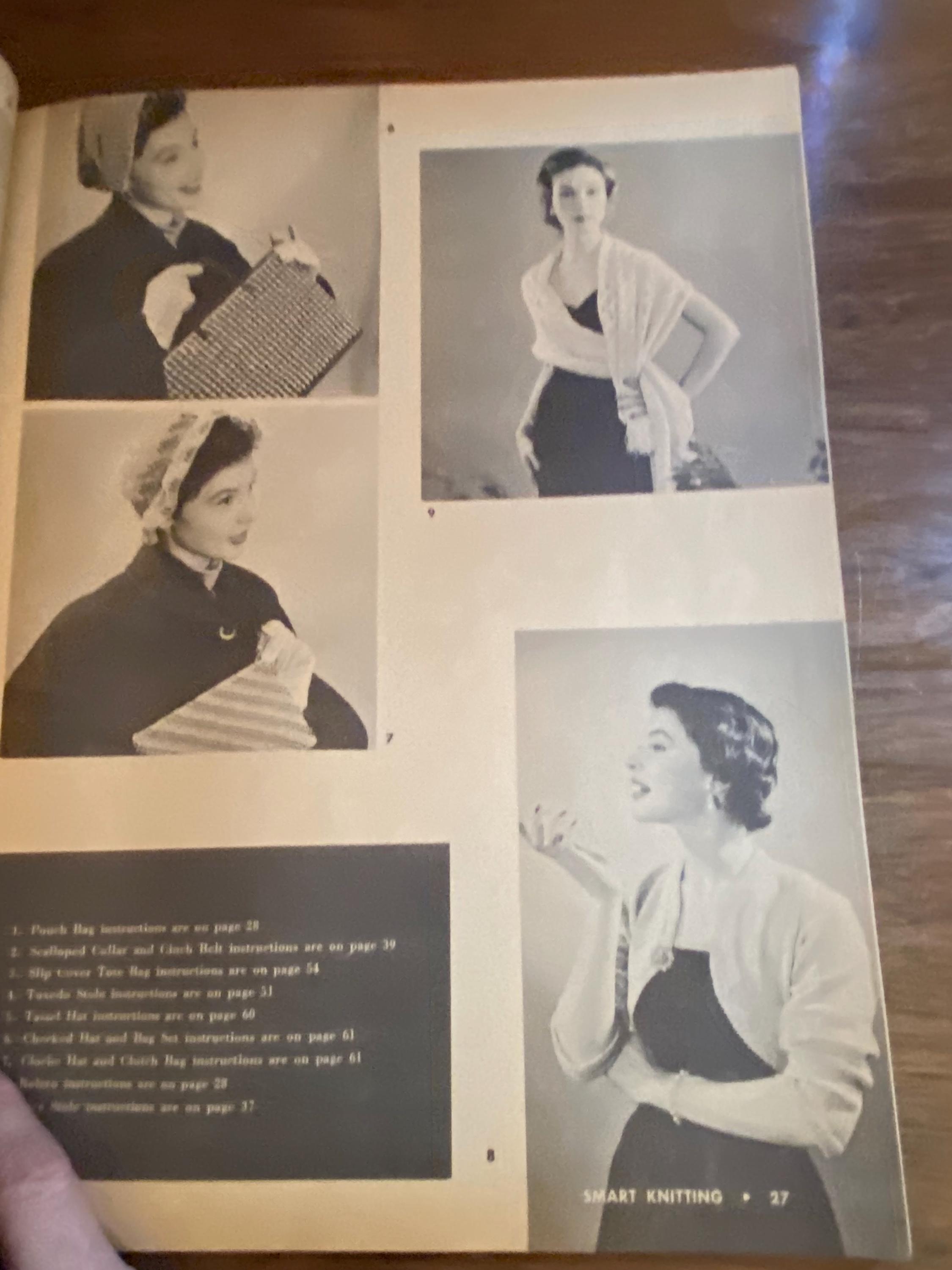 Vintage Smart Knitting and Needlecraft Knitting Magazine 1955 15th Ed ...