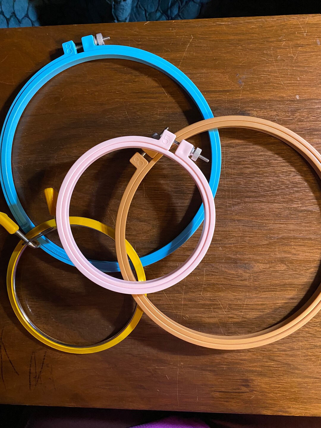 Plastic Embroidery Hoop - Choose Size - Use for Stitching Projects or ...