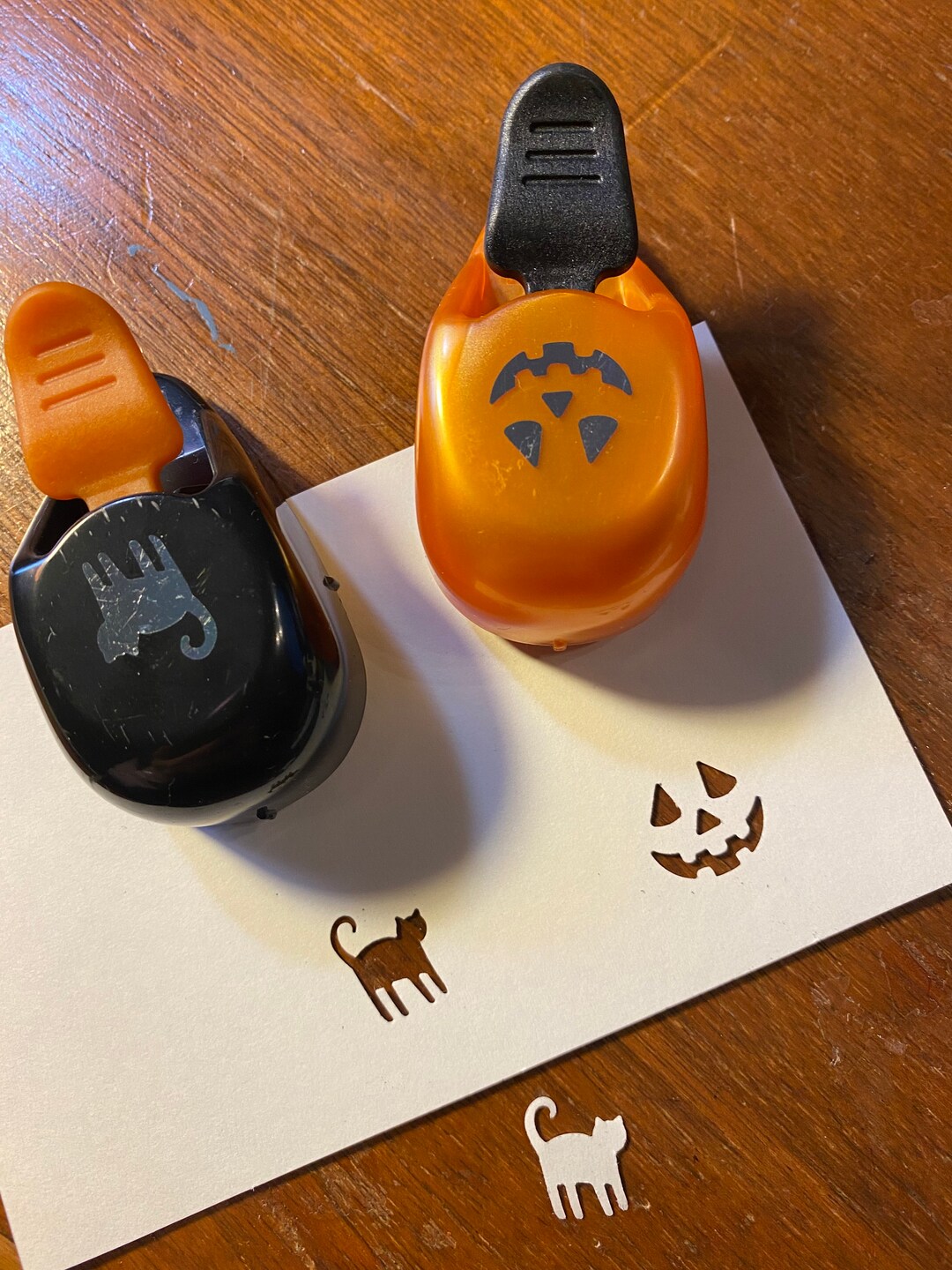Halloween Set Pumpkin Face & Cat EK Success Mini Page / - Etsy
