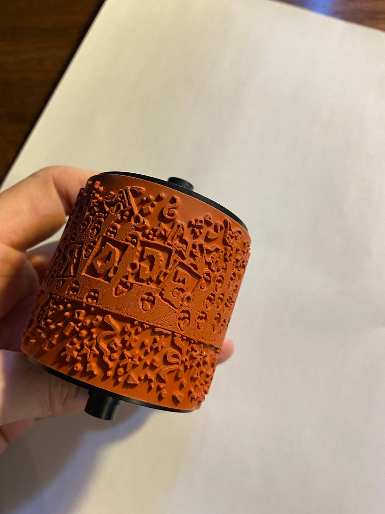 Stampin UP Red Rubber Stamp Wheel Block - Stampin Around Choose Design ...