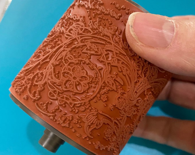 Floral Swirl Stampin UP Red Rubber Stamp Wheel Block - Stampin Around ...