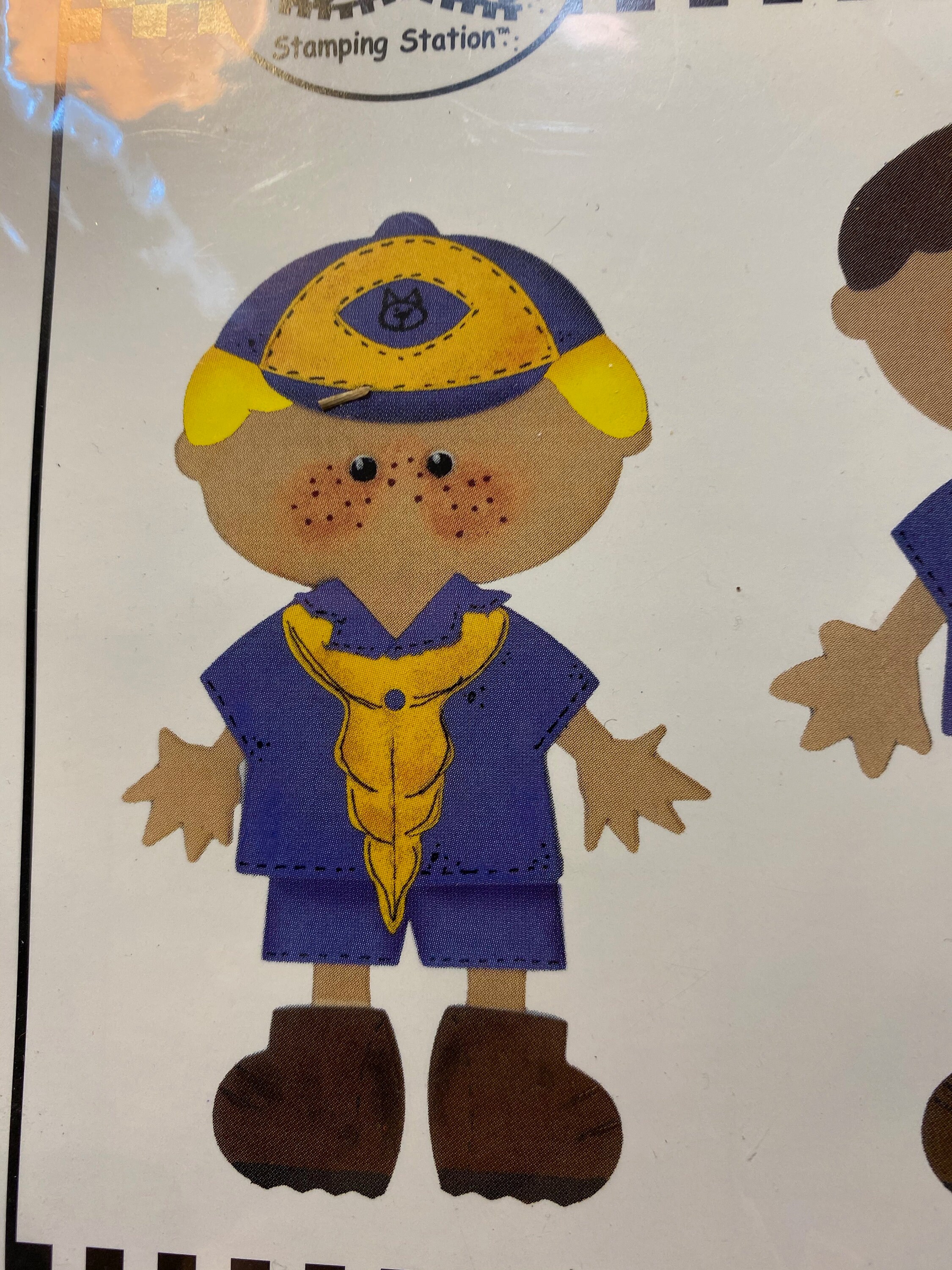 Cub Scouts Cut out shapes to make dolls for Decoupage | Etsy