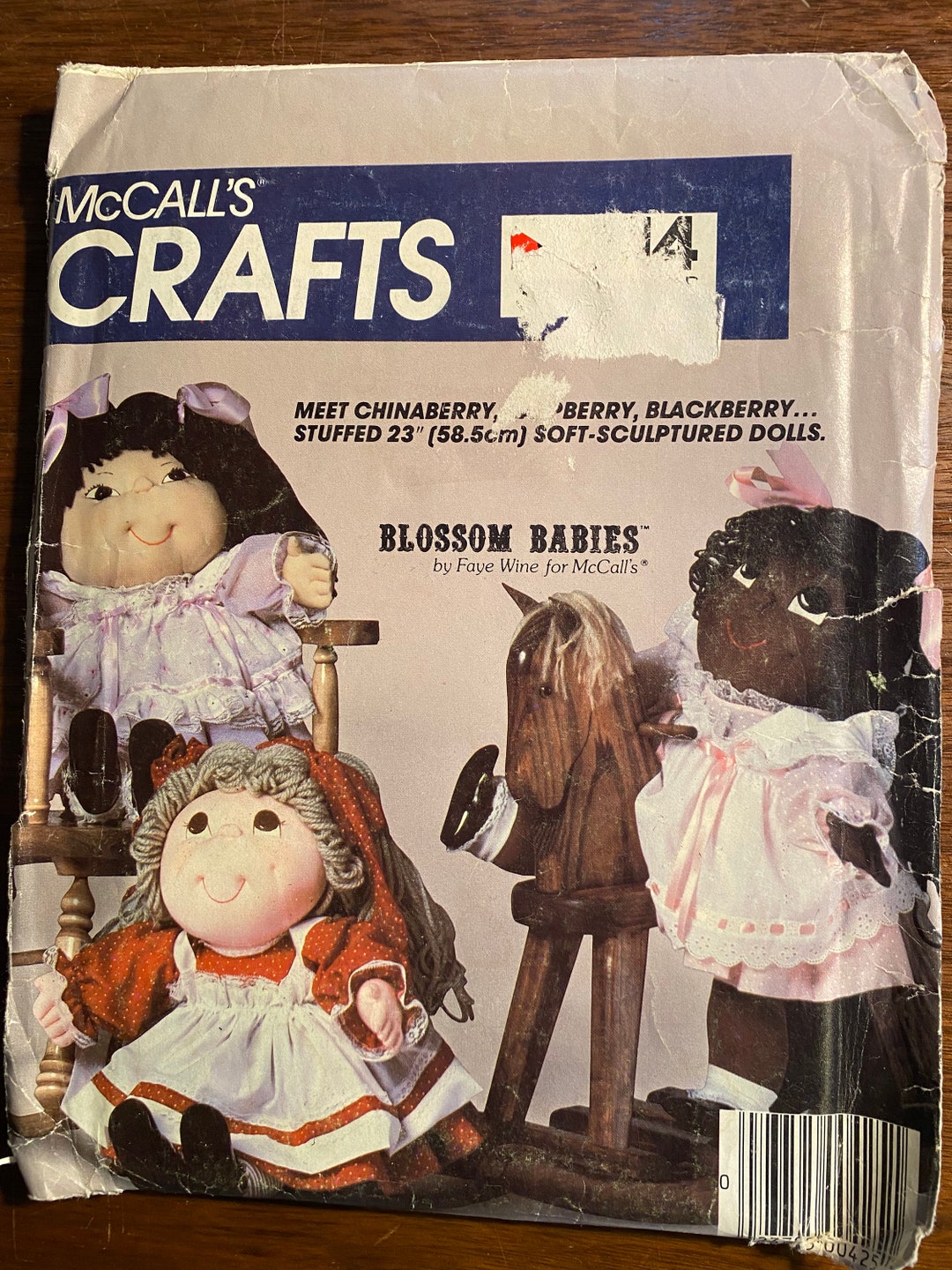 DOLL - Blossom Babies by Faye Wine Pattern for 23" Soft Sculpture Dolls ...