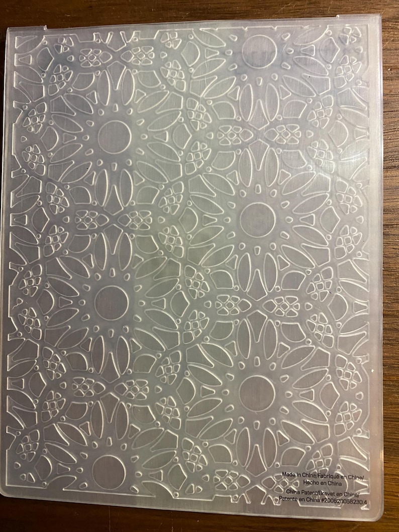 Anna Griffin Circuit Cuttlebug Embossing Folder Lace Pick: Amelie ...