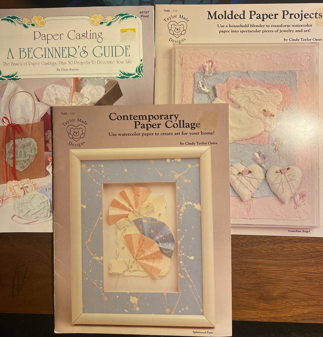 Paper Casting / Molded /collage Choose Title - Paper Crafting - Design ...