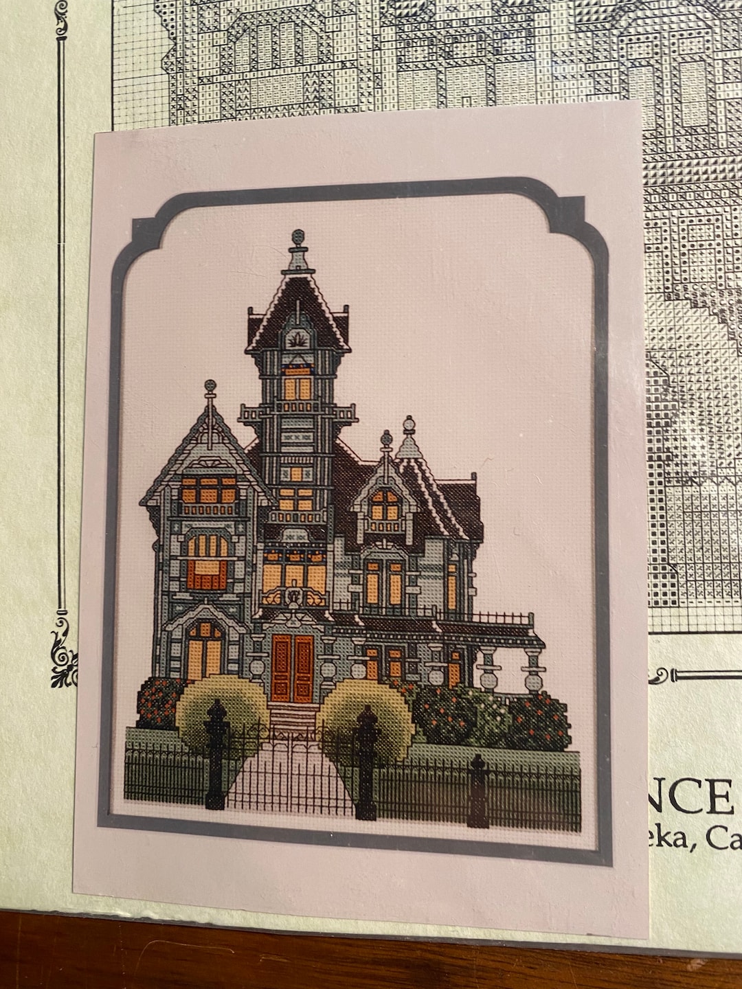 Charted Victorian House / Carson Mansion Designs for Counted Cross ...
