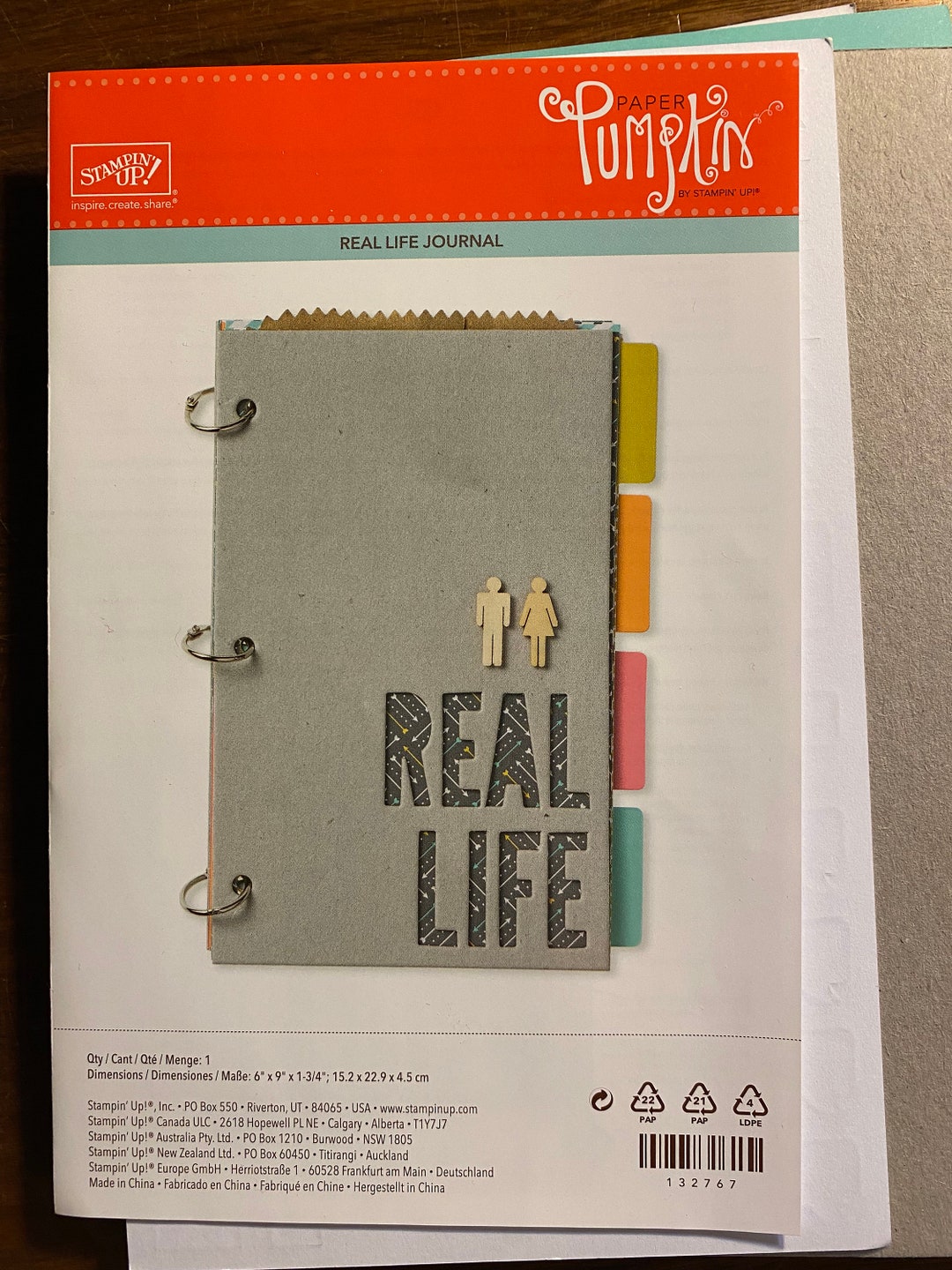 Paper Pumpkin - Real Life Journal DIY Book - Use With Stampin-up ...