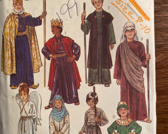 Nativity Costumes for Children Mccalls 2067 Pattern Size 8 to 10 King ...
