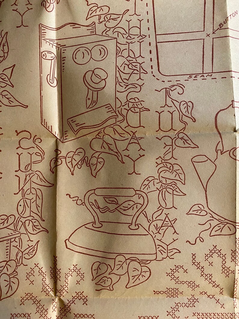 Workbasket Hot Iron Transfers Bedroom Designs Set A - Bib / Quilt ...