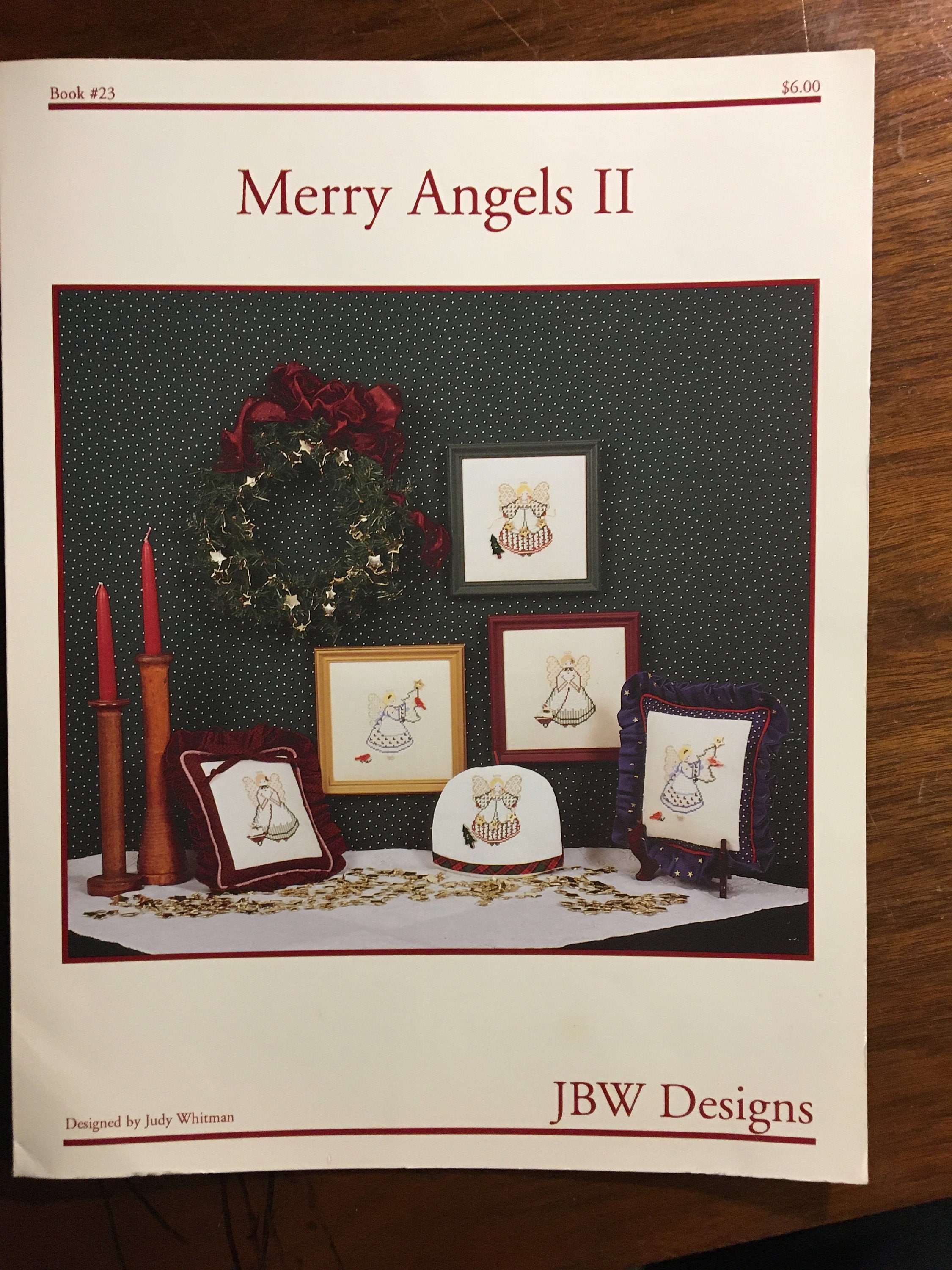 Merry Angels II - Counted Thread Cross Stitch Pattern - 3 Angels to ...