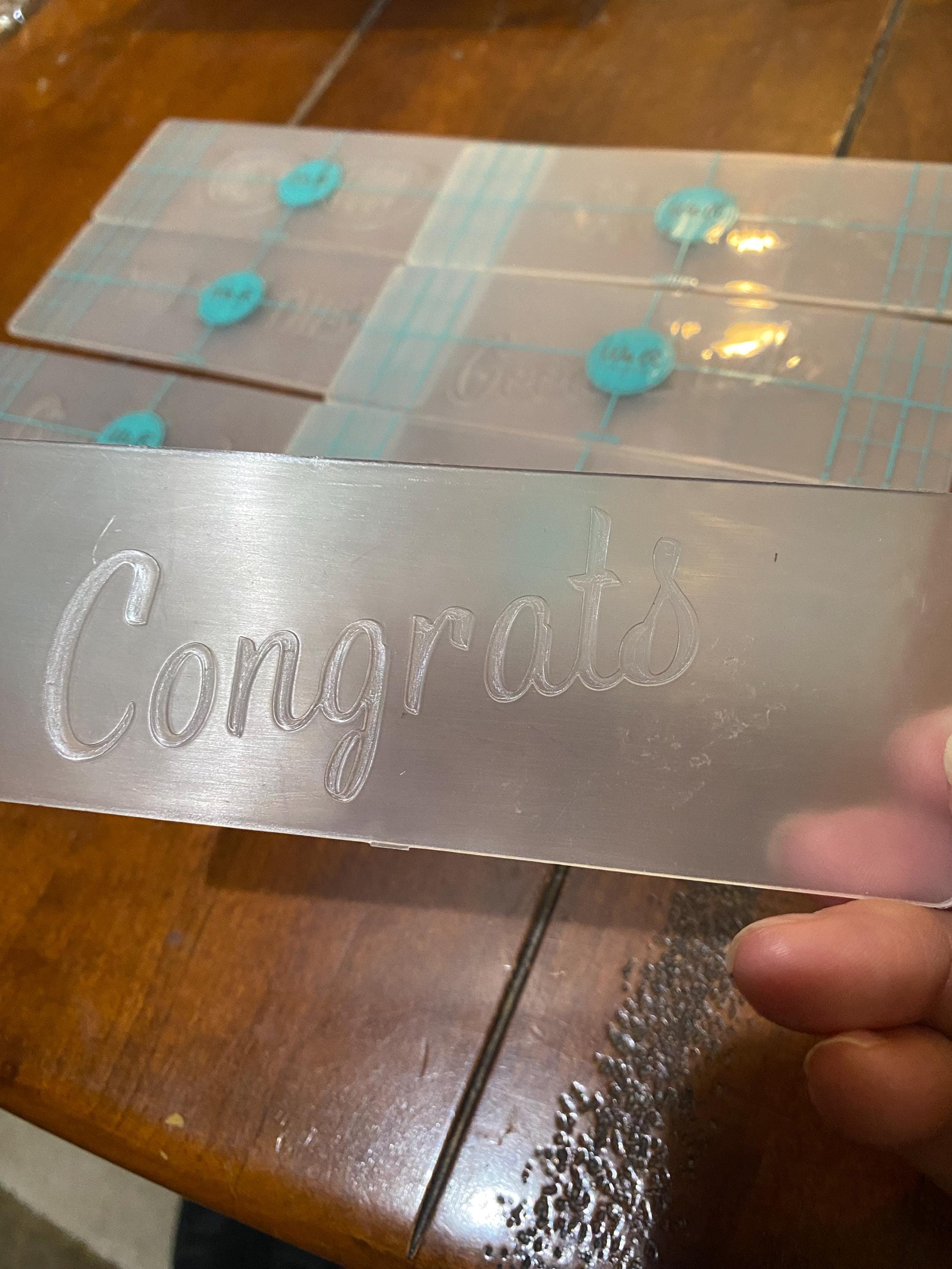 We R Memory Keepers Pick: Saying / Words Embossing Folder 6" X 2 ...