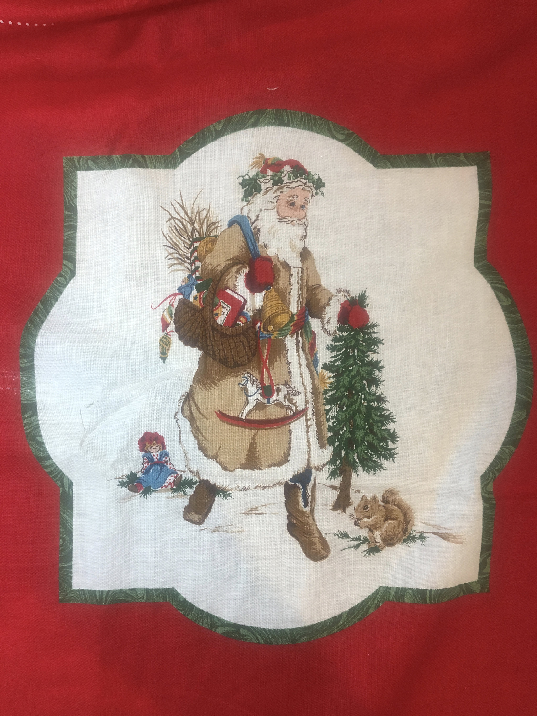 Santa Claus Christmas Fabric Panels to Sew 6 14 X - Etsy