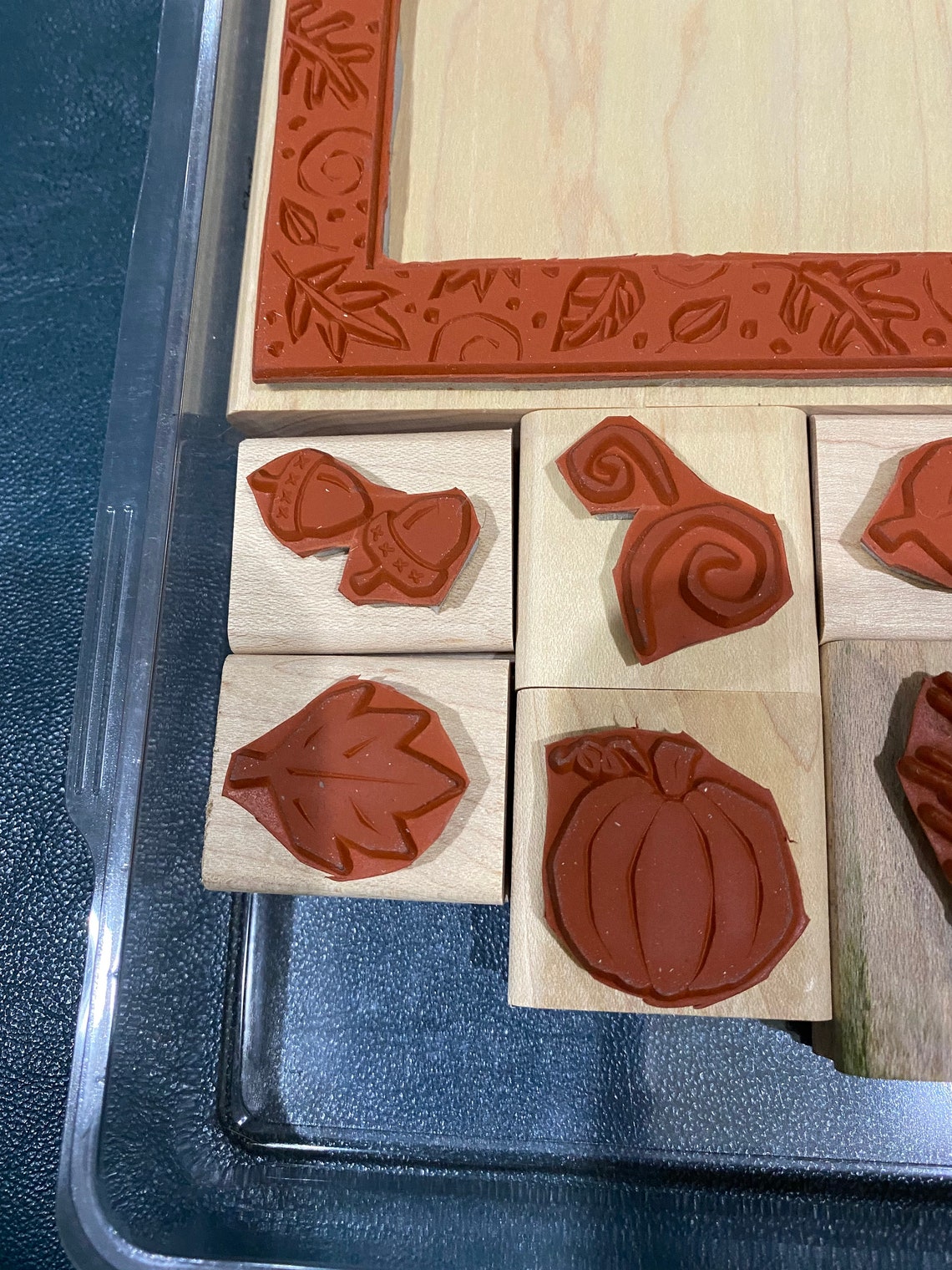 Stampin UP Rubber Stamp Blocks - All About Autumn - 2002 - Paper ...