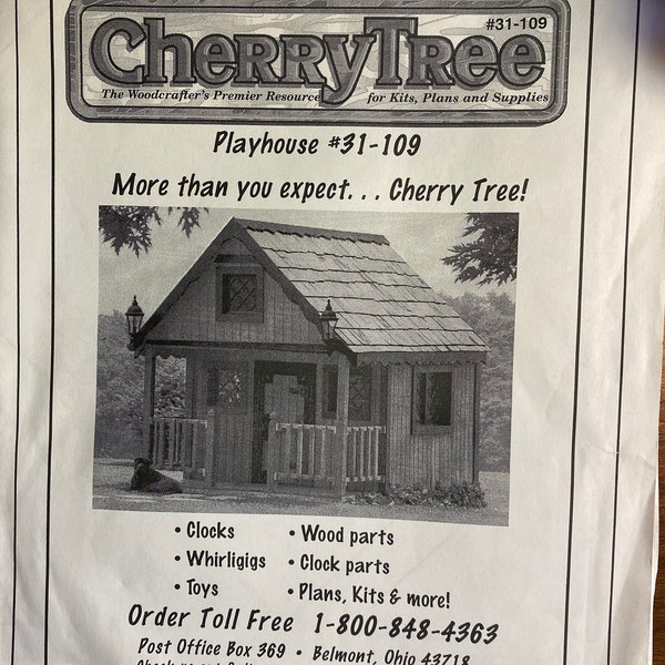 Playhouse Plans - Etsy