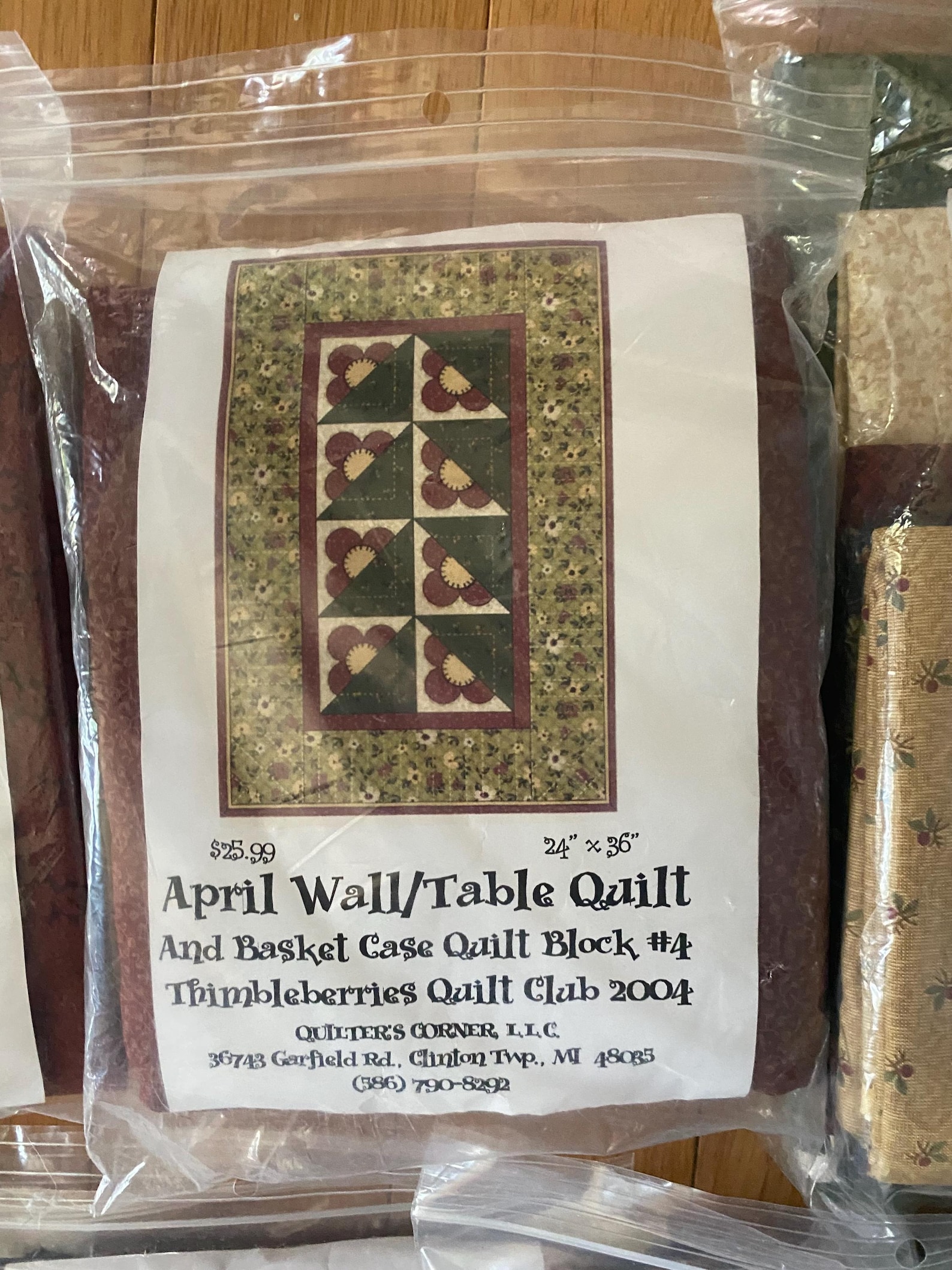 Thimbleberries 2004 Quilt Collection Fabric Bundle - Coordinating Green ...