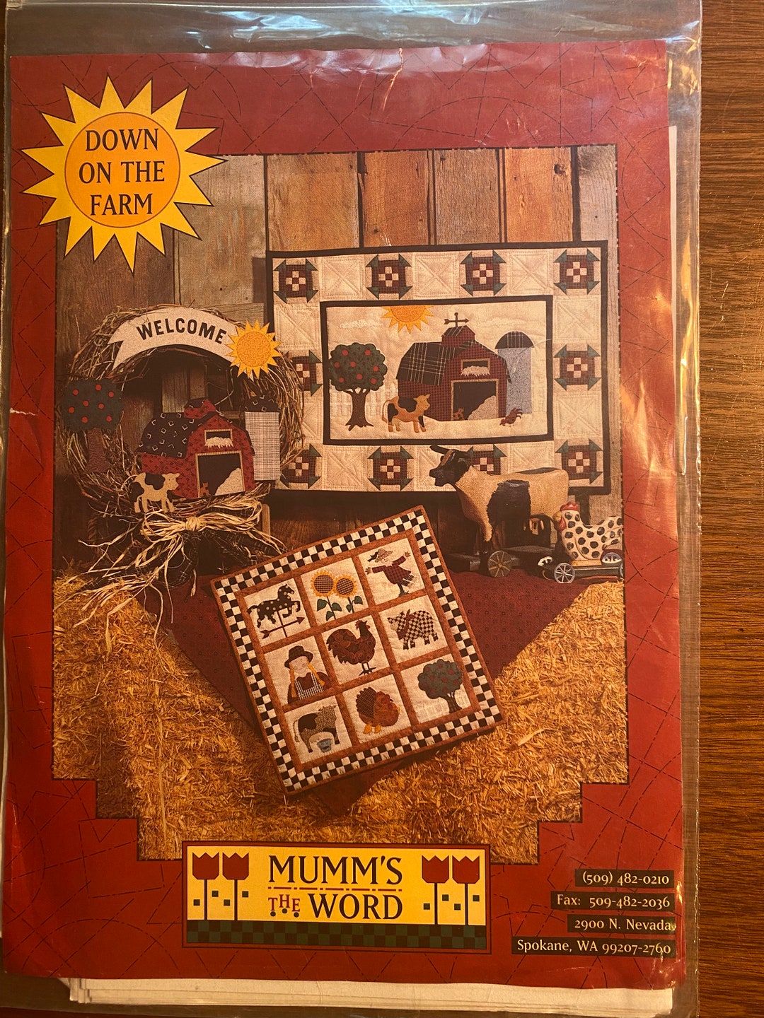 Down on the Farm Quilting / Applique Patterns From Debbie Mumm Barn ...