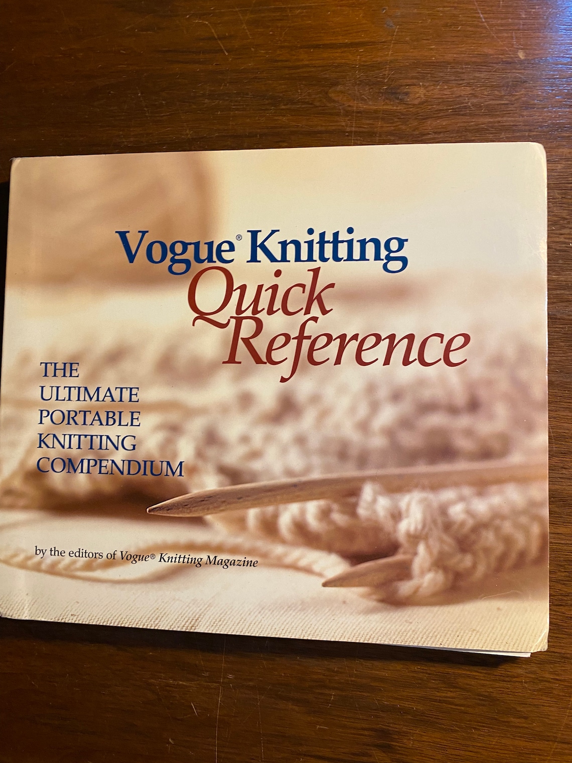 Vogue Knitting Quick Reference - Portable Knitting Compendium - Learn ...