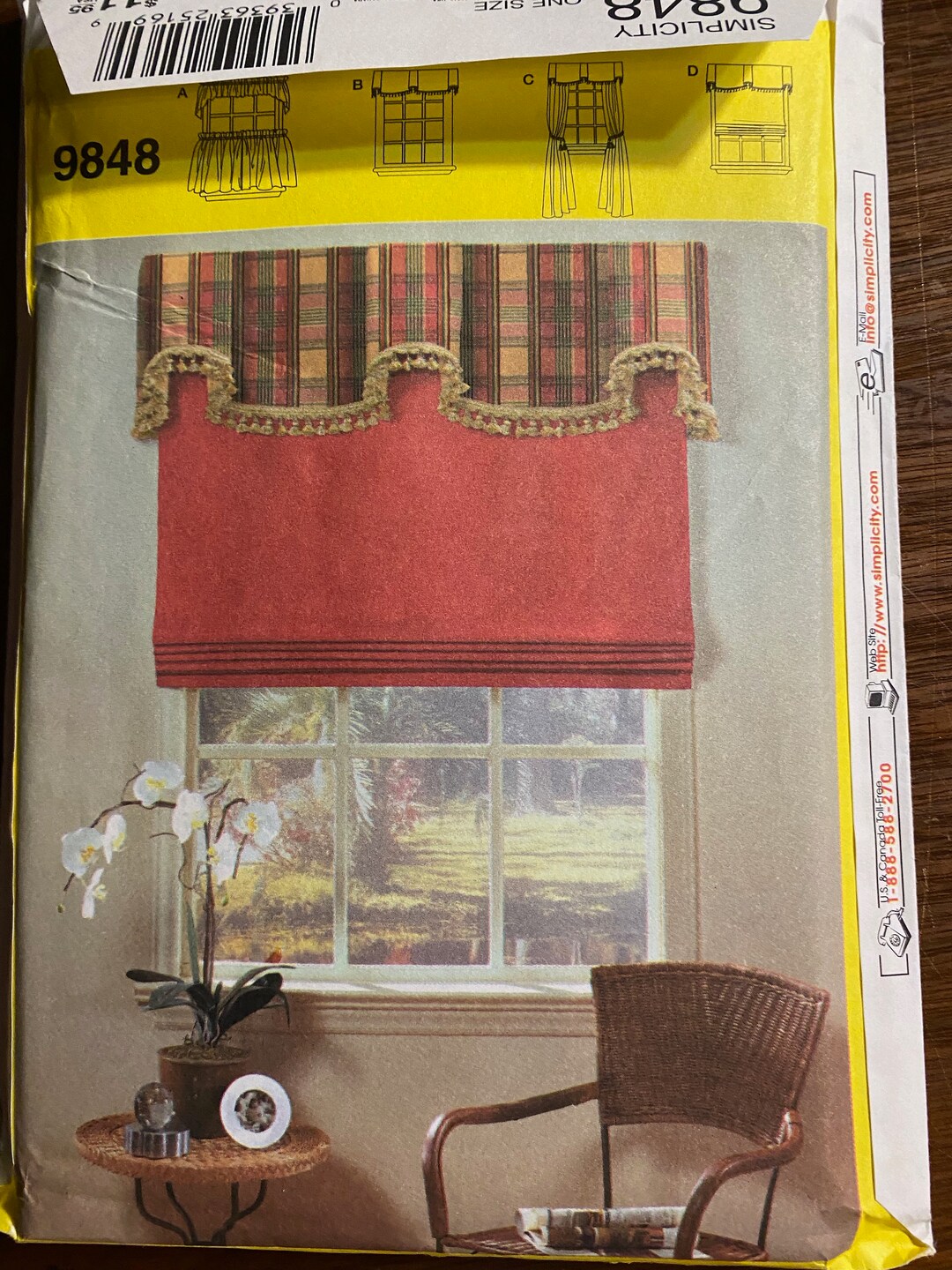 Window Treatments - Curtains Valance Drapes Home Decorating Patterns ...