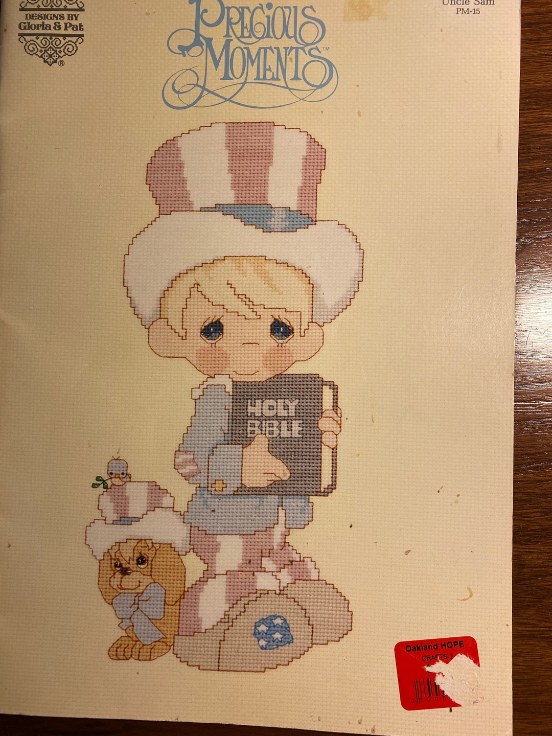 Uncle Sam Angels / Children (PM15) Precious Moments Counted Thread ...